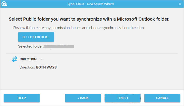 Set up Synchronization with Outlook